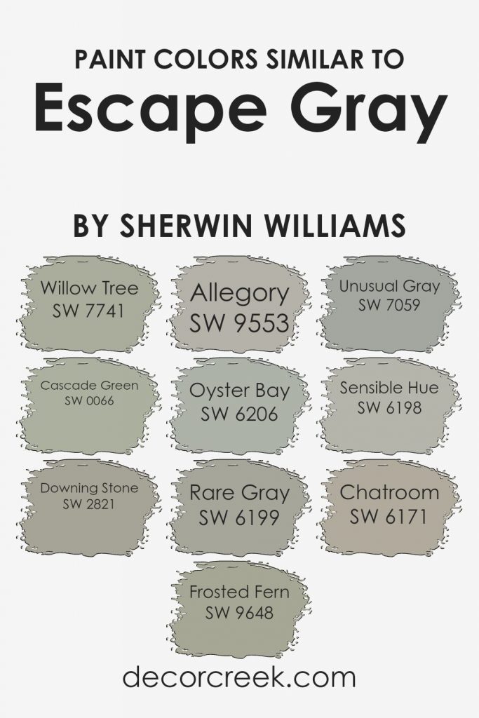 Escape Gray SW 6185 Paint Color by Sherwin Williams - DecorCreek