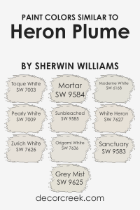 Heron Plume SW 6070 Paint Color by Sherwin Williams - DecorCreek