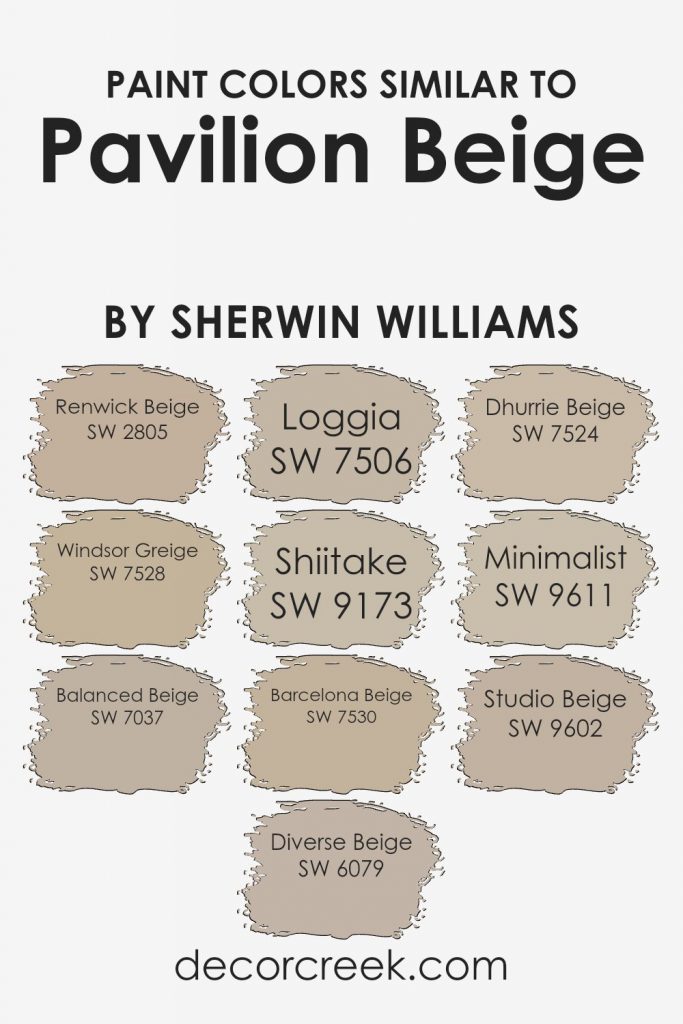 Pavilion Beige SW 7512 Paint Color by Sherwin Williams - DecorCreek