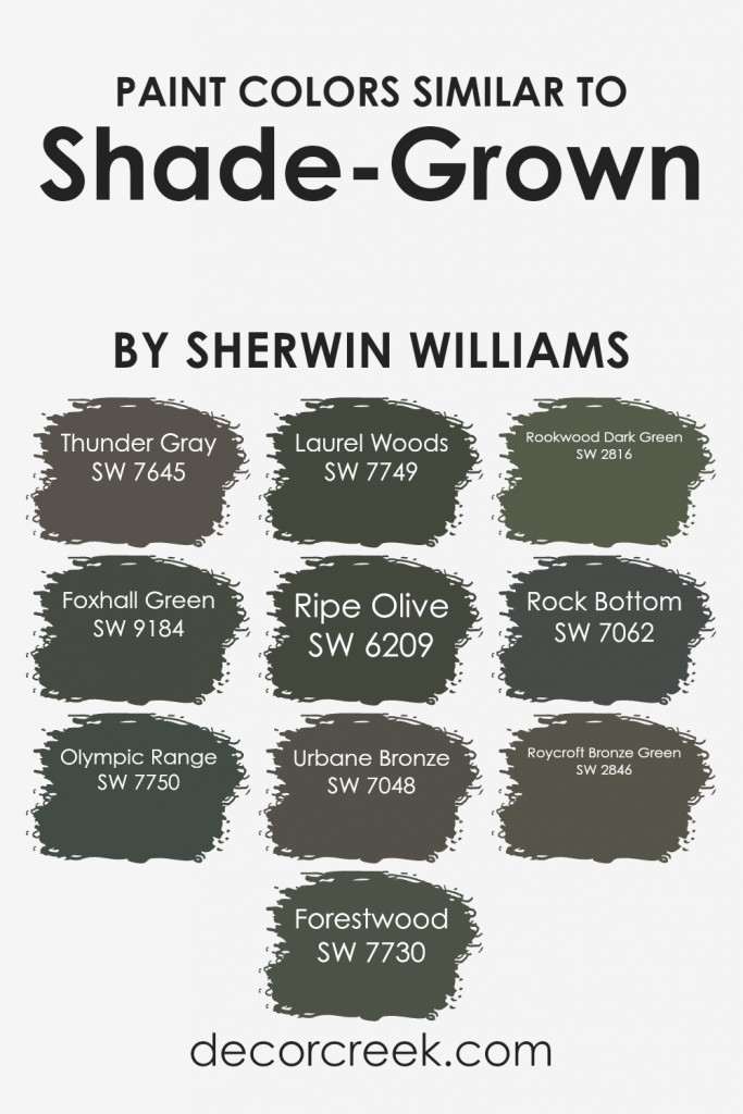 Shade-Grown SW 6188 Paint Color by Sherwin Williams - DecorCreek