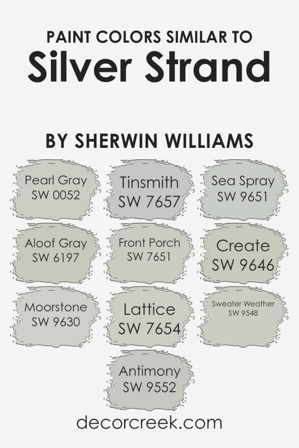 Silver Strand SW 7057 Paint Color by Sherwin Williams - DecorCreek