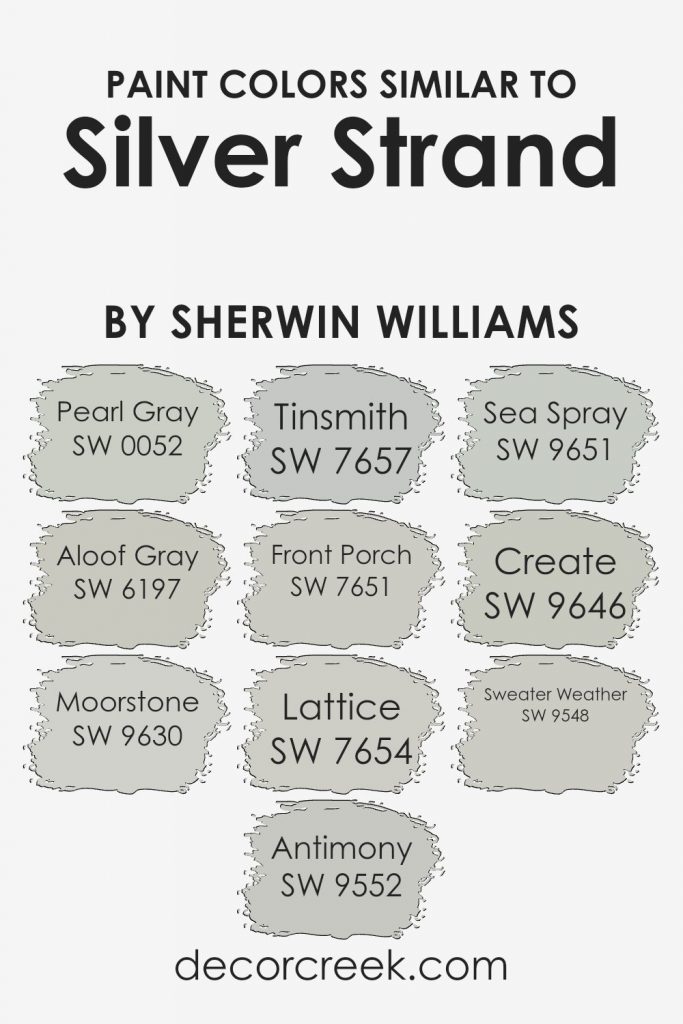 Silver Strand SW 7057 Paint Color by Sherwin Williams - DecorCreek