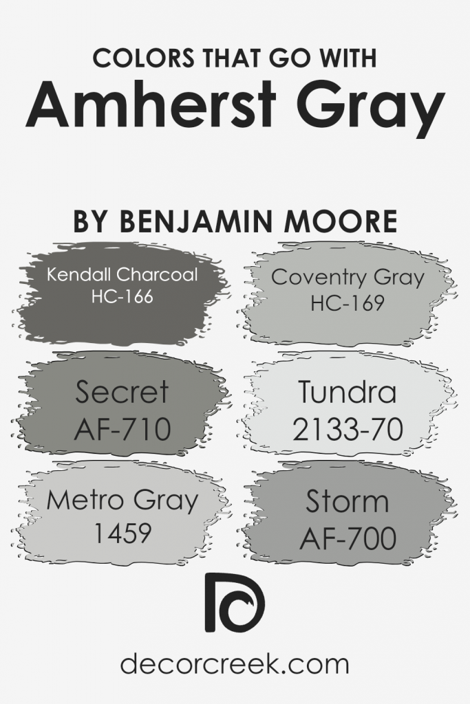 Amherst Gray HC-167 Paint Color by Benjamin Moore - DecorCreek