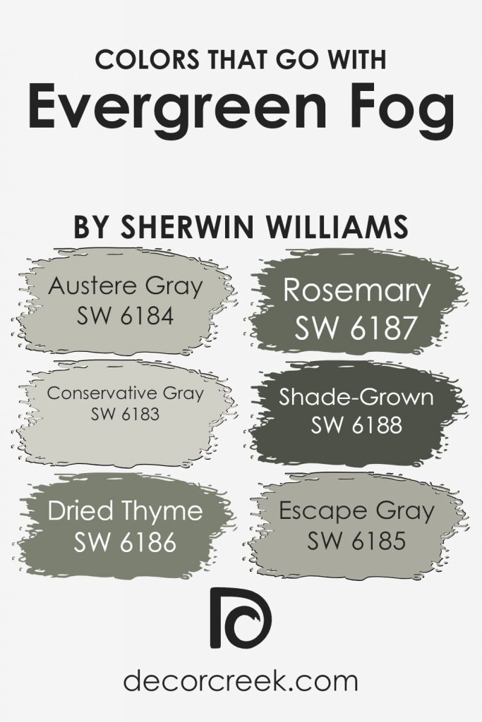 Evergreen Fog SW 9130 Paint Color by Sherwin Williams - DecorCreek