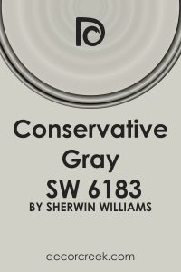 Conservative Gray SW 6183 Paint Color by Sherwin Williams - DecorCreek