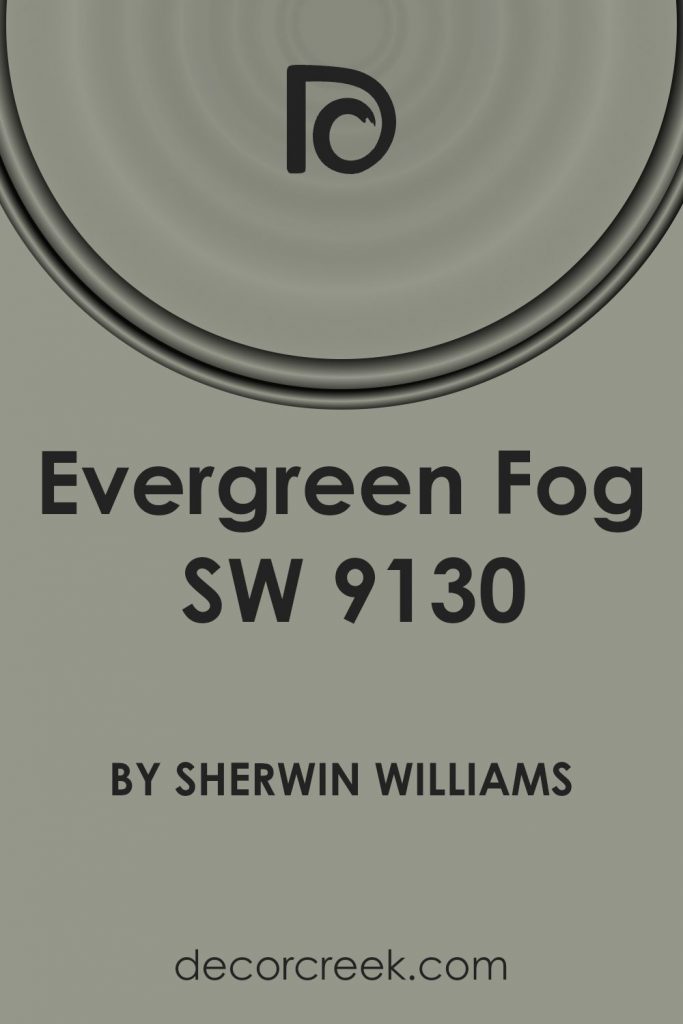 Evergreen Fog SW 9130 Paint Color by Sherwin Williams - DecorCreek