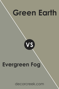 Evergreen Fog SW 9130 Paint Color by Sherwin Williams - DecorCreek