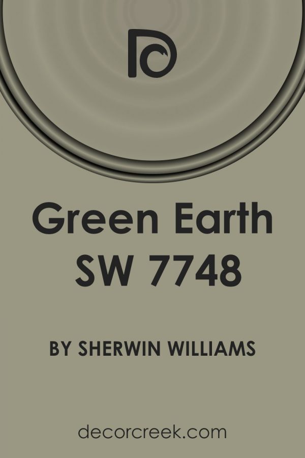 Green Earth SW 7748 Paint Color by Sherwin Williams - DecorCreek