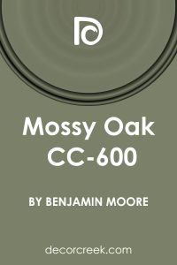Mossy Oak CC-600 Paint Color by Benjamin Moore - DecorCreek
