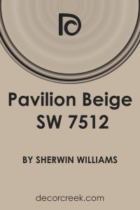 Pavilion Beige SW 7512 Paint Color by Sherwin Williams - DecorCreek