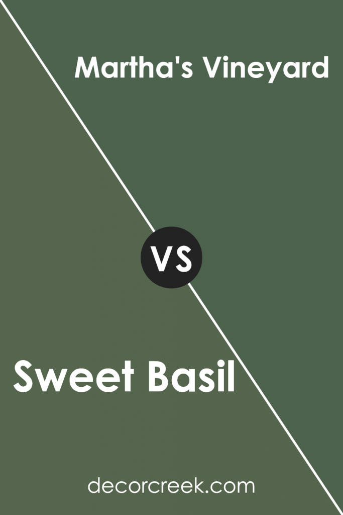 Sweet Basil 455 Paint Color by Benjamin Moore - DecorCreek