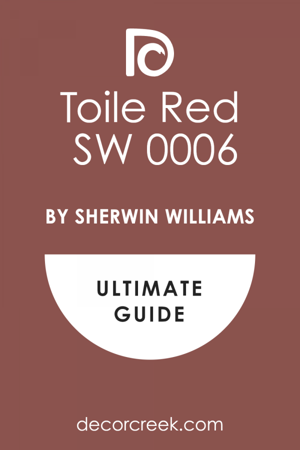 Toile Red SW 0006 Paint Color by Sherwin Williams - DecorCreek