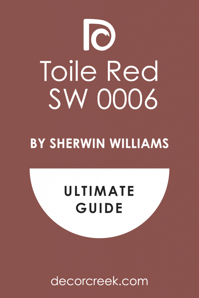 Toile Red SW 0006 Paint Color by Sherwin Williams - DecorCreek