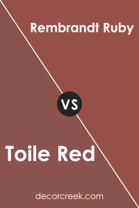 Toile Red SW 0006 Paint Color by Sherwin Williams - DecorCreek