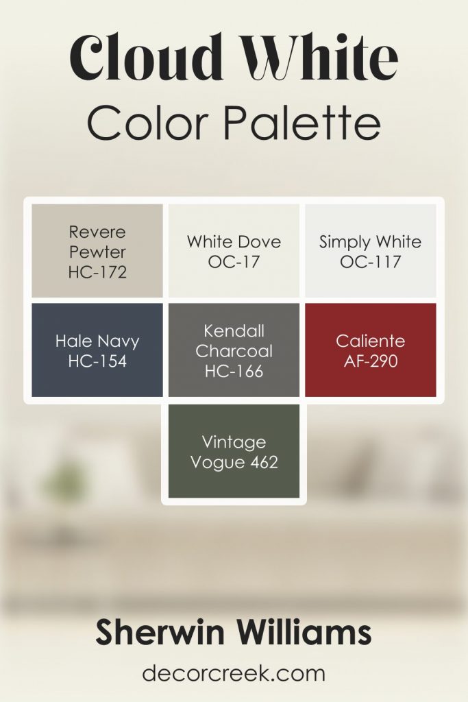Cloud White OC-130 Paint Color by Benjamin Moore - DecorCreek