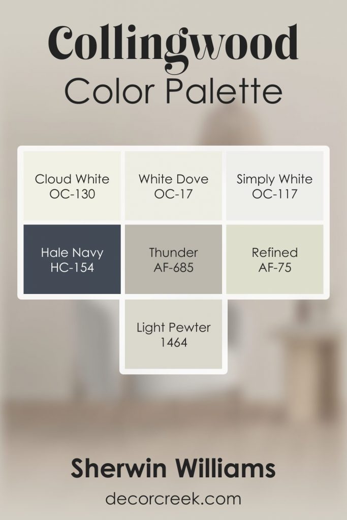 Collingwood OC-28 Paint Color by Benjamin Moore - DecorCreek