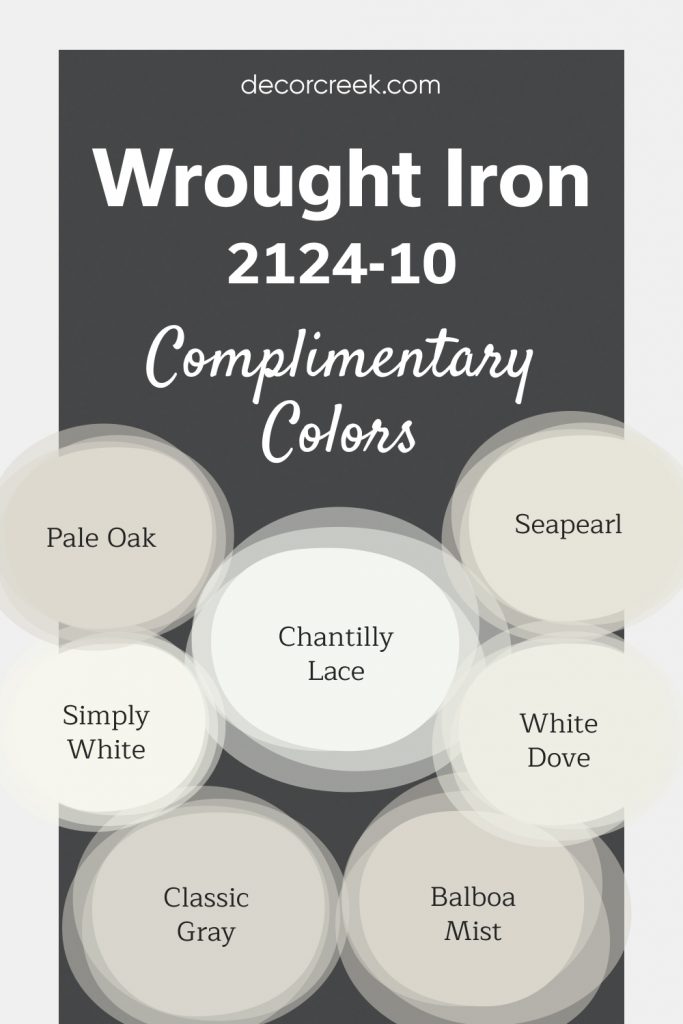 Wrought Iron 2124-10 Paint Color by Benjamin Moore - DecorCreek