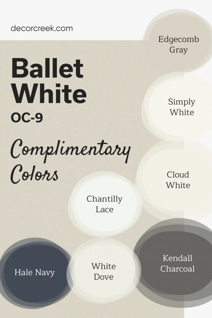 Ballet White OC-9 Paint Color by Benjamin Moore - DecorCreek