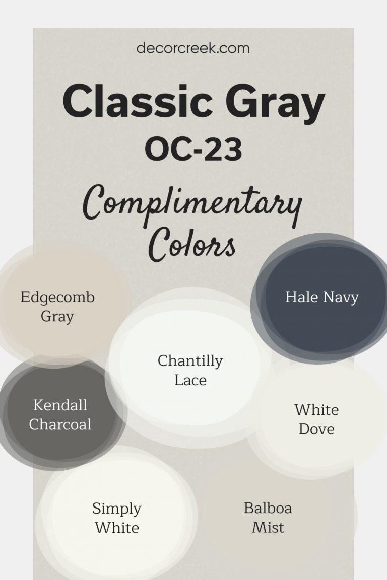 Classic Gray OC-23 Paint Color by Benjamin Moore - DecorCreek