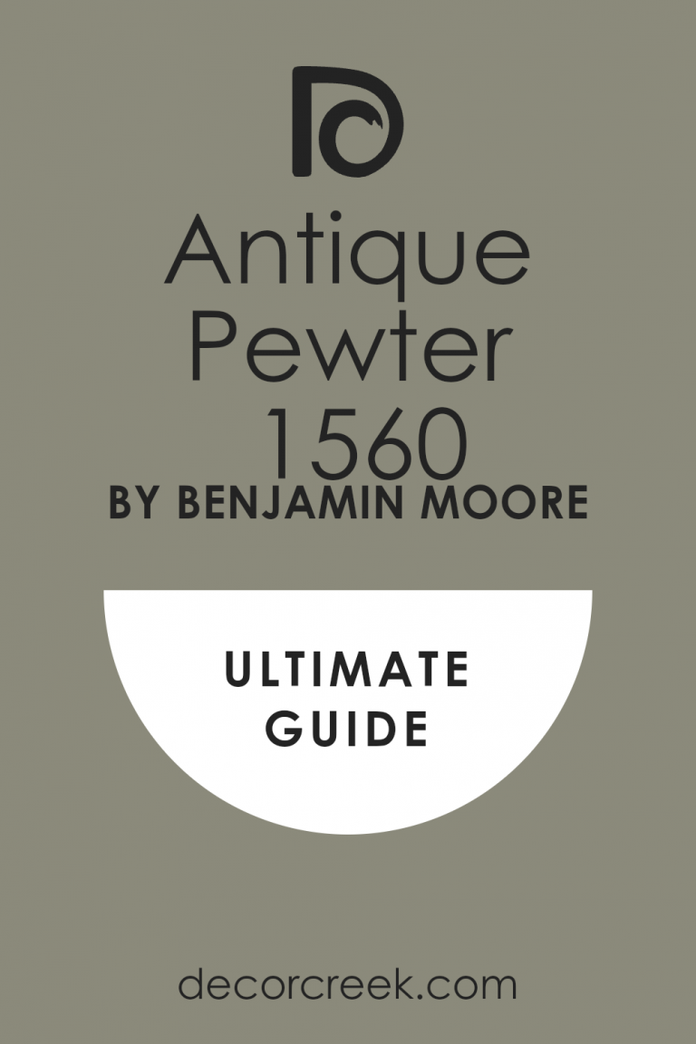 Antique Pewter 1560 Paint Color by Benjamin Moore - DecorCreek