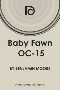 Baby Fawn OC-15 Paint Color by Benjamin Moore - DecorCreek