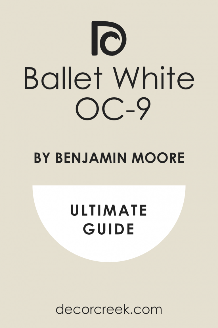 Ballet White OC-9 Paint Color by Benjamin Moore - DecorCreek