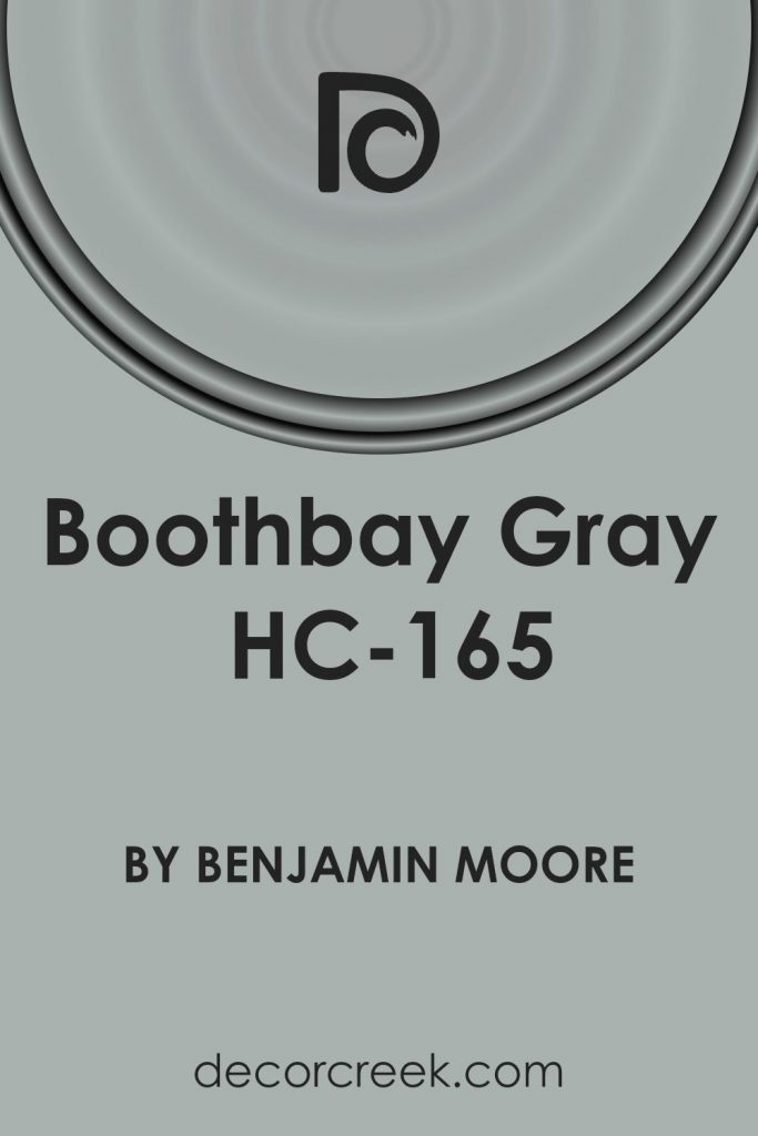 Boothbay Gray HC-165 Paint Color by Benjamin Moore - DecorCreek