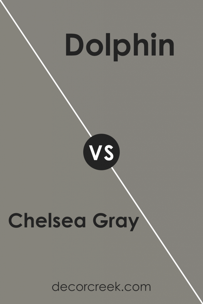 Chelsea Gray HC-168 Paint Color by Benjamin Moore - DecorCreek