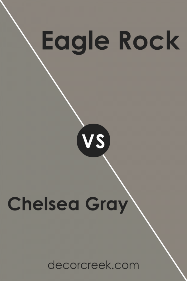 Chelsea Gray HC-168 Paint Color by Benjamin Moore - DecorCreek