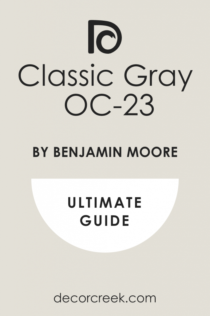 Classic Gray OC-23 Paint Color by Benjamin Moore - DecorCreek
