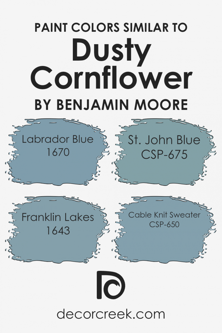 Dusty Cornflower CSP-605 Paint Color by Benjamin Moore - DecorCreek