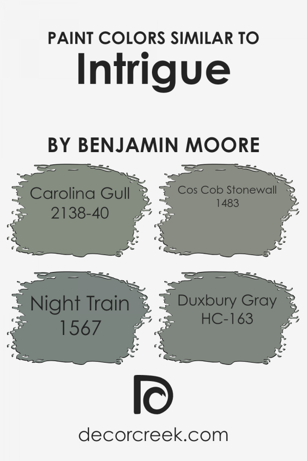 Intrigue 1580 Paint Color by Benjamin Moore - DecorCreek