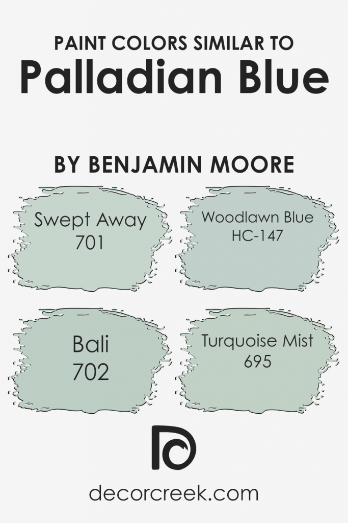 Palladian Blue HC-144 Paint Color by Benjamin Moore - DecorCreek