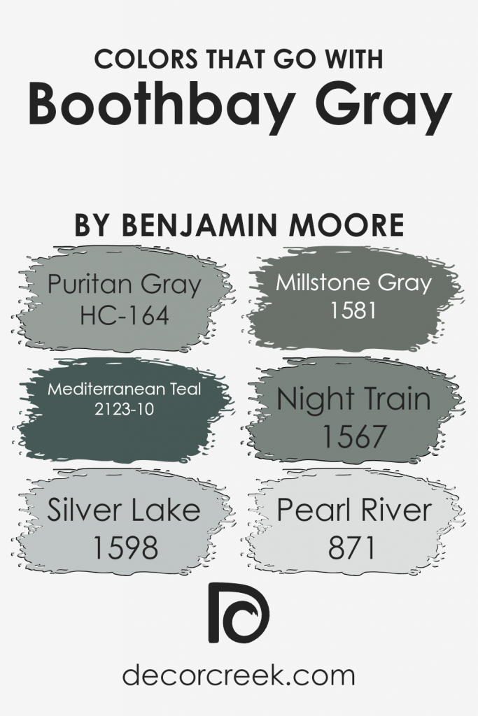 Boothbay Gray HC-165 Paint Color by Benjamin Moore - DecorCreek