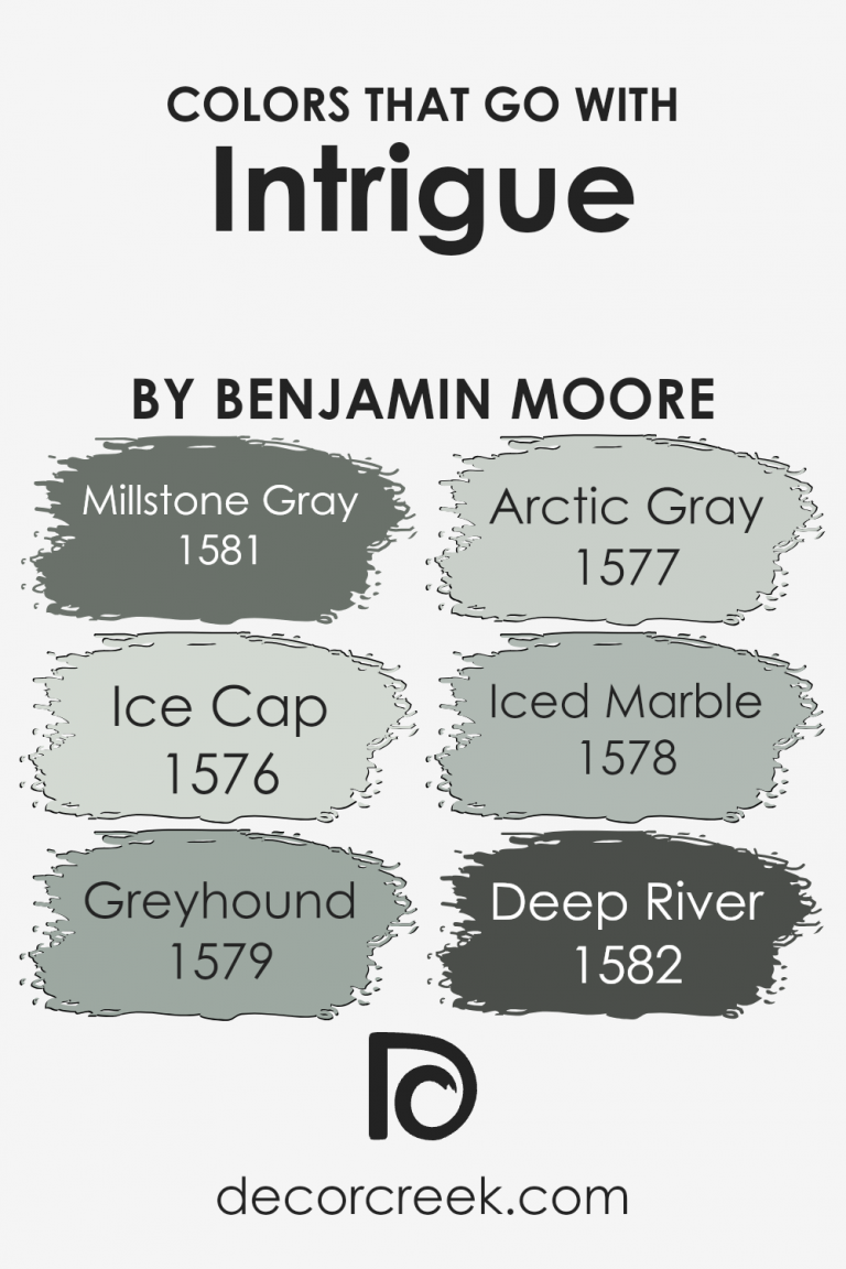 Intrigue 1580 Paint Color by Benjamin Moore - DecorCreek