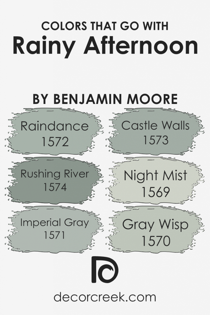 Rainy Afternoon 1575 Paint Color by Benjamin Moore - DecorCreek