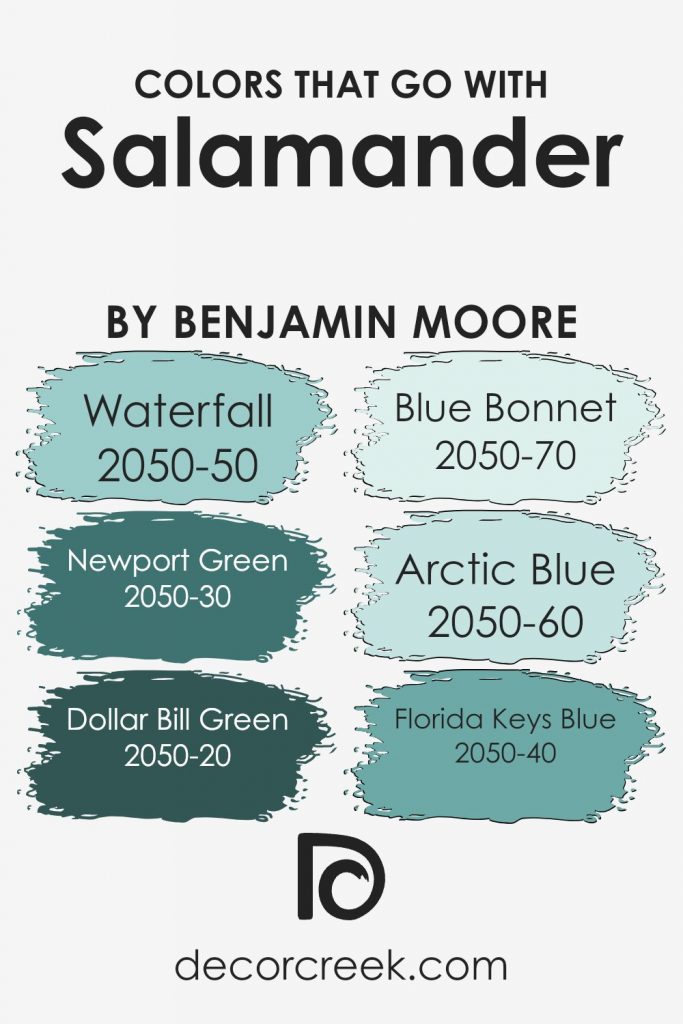 Salamander 2050-10 Paint Color by Benjamin Moore - DecorCreek