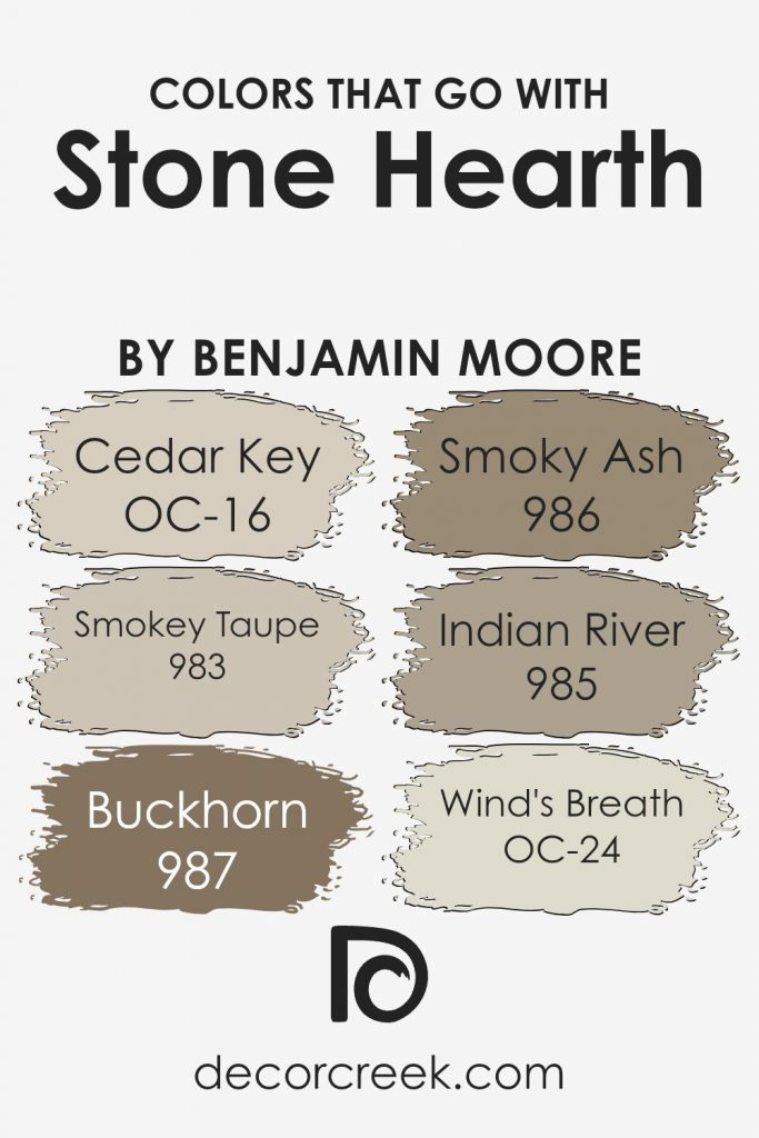 Stone Hearth 984 Paint Color by Benjamin Moore - DecorCreek