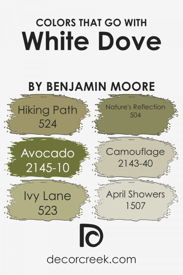 White Dove OC-17 Paint Color by Benjamin Moore - DecorCreek