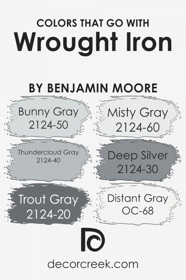 Wrought Iron 2124-10 Paint Color by Benjamin Moore - DecorCreek