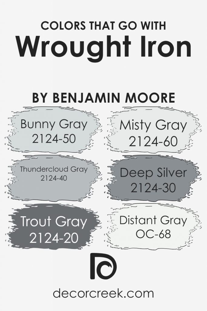 Wrought Iron 2124-10 Paint Color by Benjamin Moore - DecorCreek