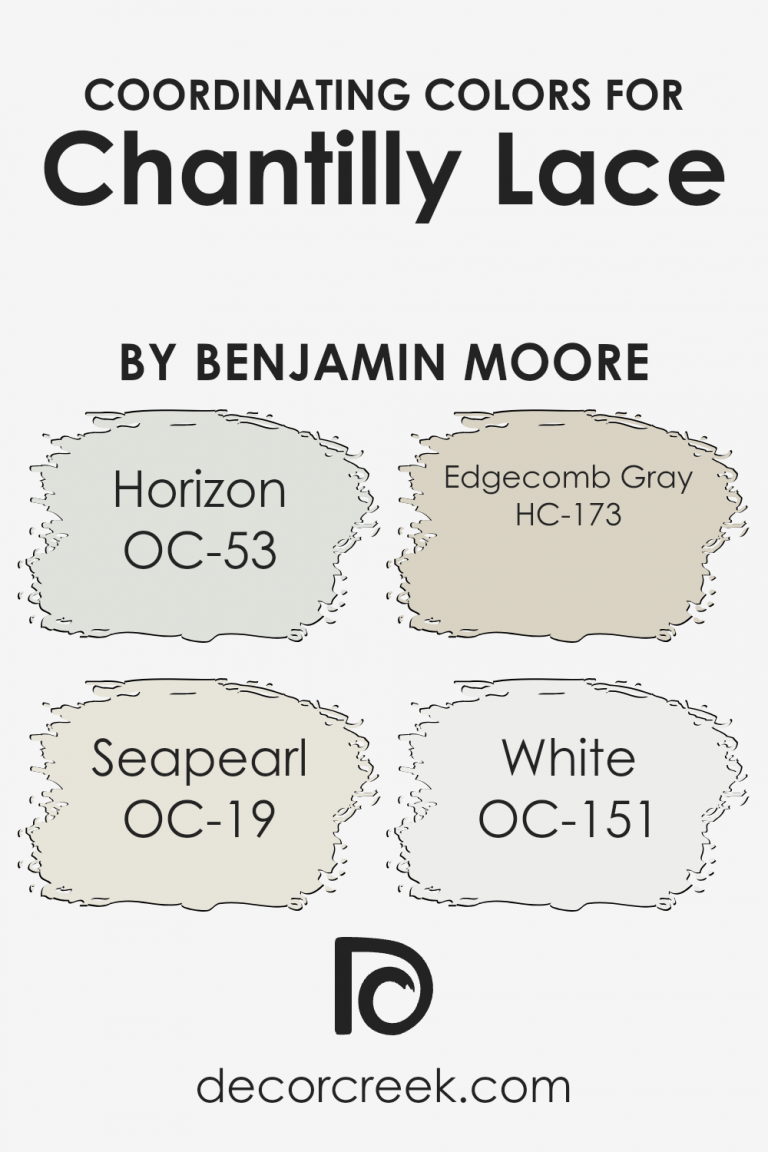 Chantilly Lace OC-65 Paint Color by Benjamin Moore - DecorCreek
