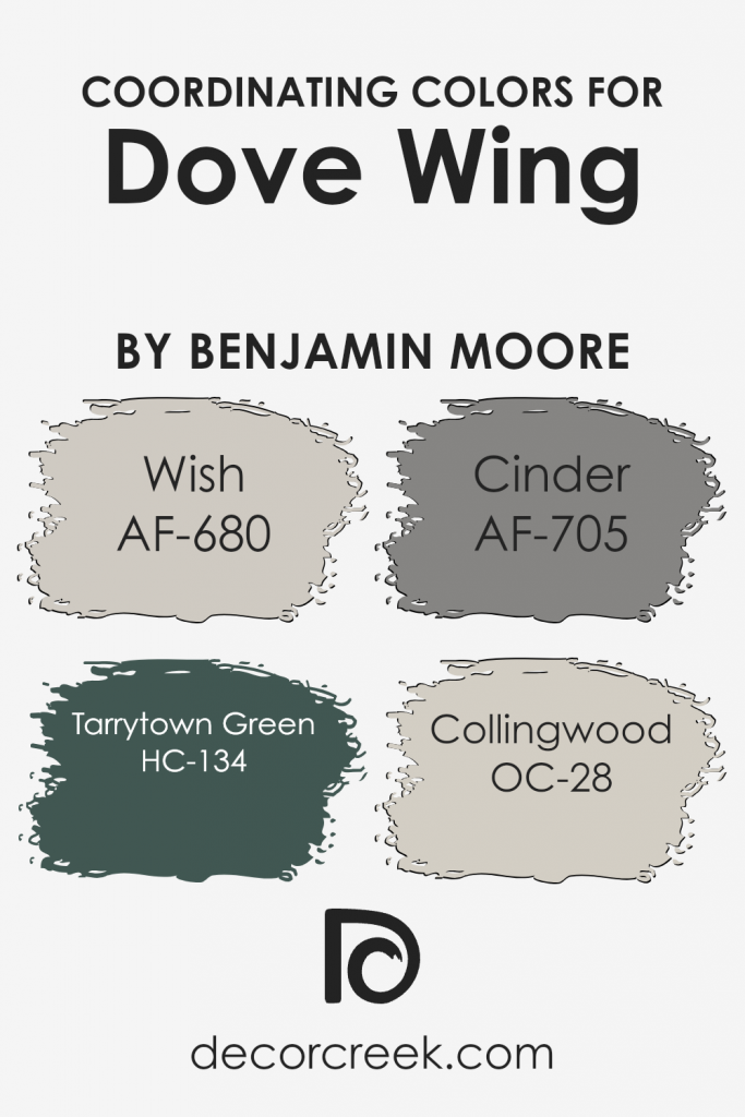 Dove Wing OC-18 Paint Color by Benjamin Moore - DecorCreek