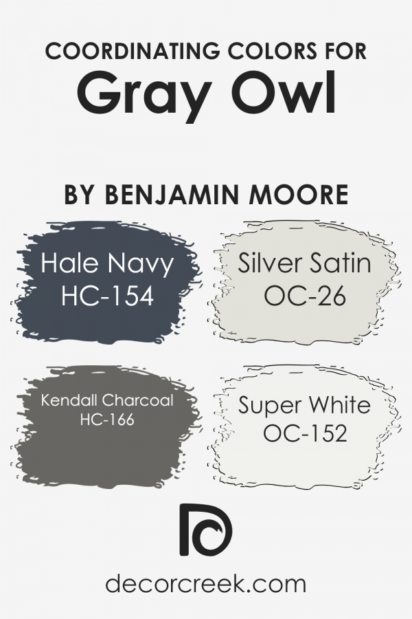 Gray Owl OC-52 Paint Color by Benjamin Moore - DecorCreek