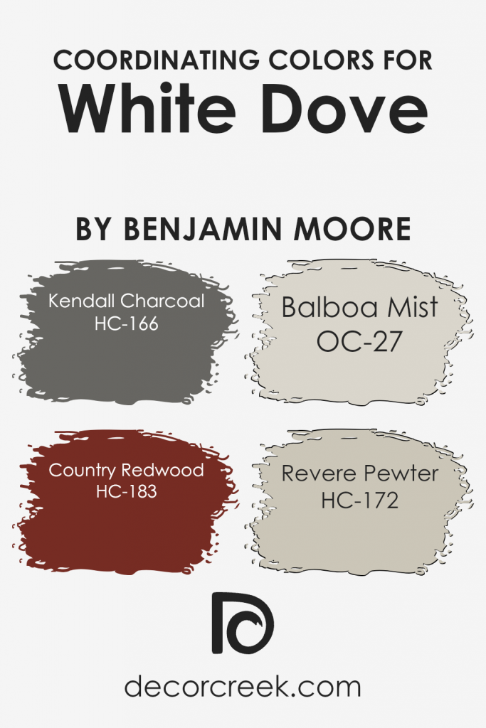 White Dove OC-17 Paint Color by Benjamin Moore - DecorCreek