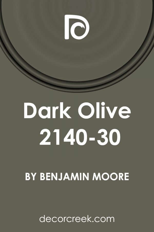 Dark Olive 2140-30 Paint Color by Benjamin Moore - DecorCreek