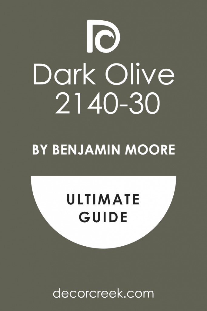 Dark Olive 2140-30 Paint Color by Benjamin Moore - DecorCreek