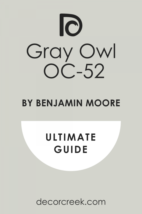 Gray Owl OC-52 Paint Color by Benjamin Moore - DecorCreek