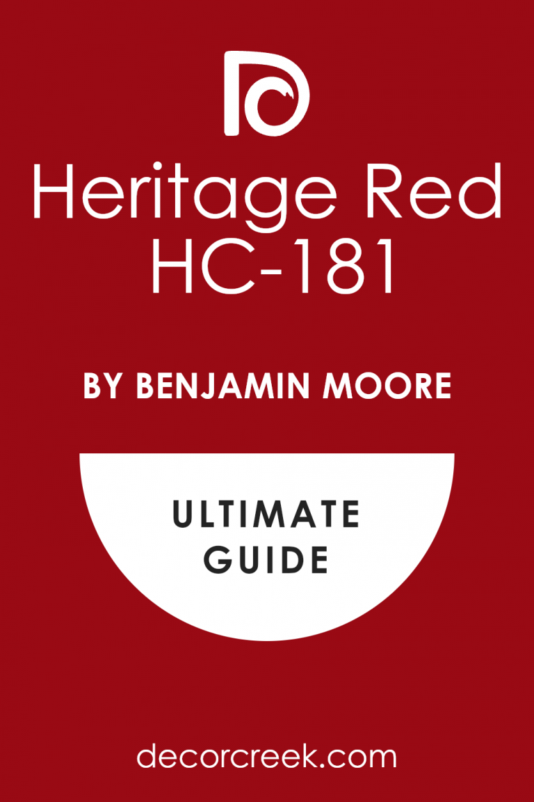 Heritage Red HC-181 Paint Color by Benjamin Moore - DecorCreek
