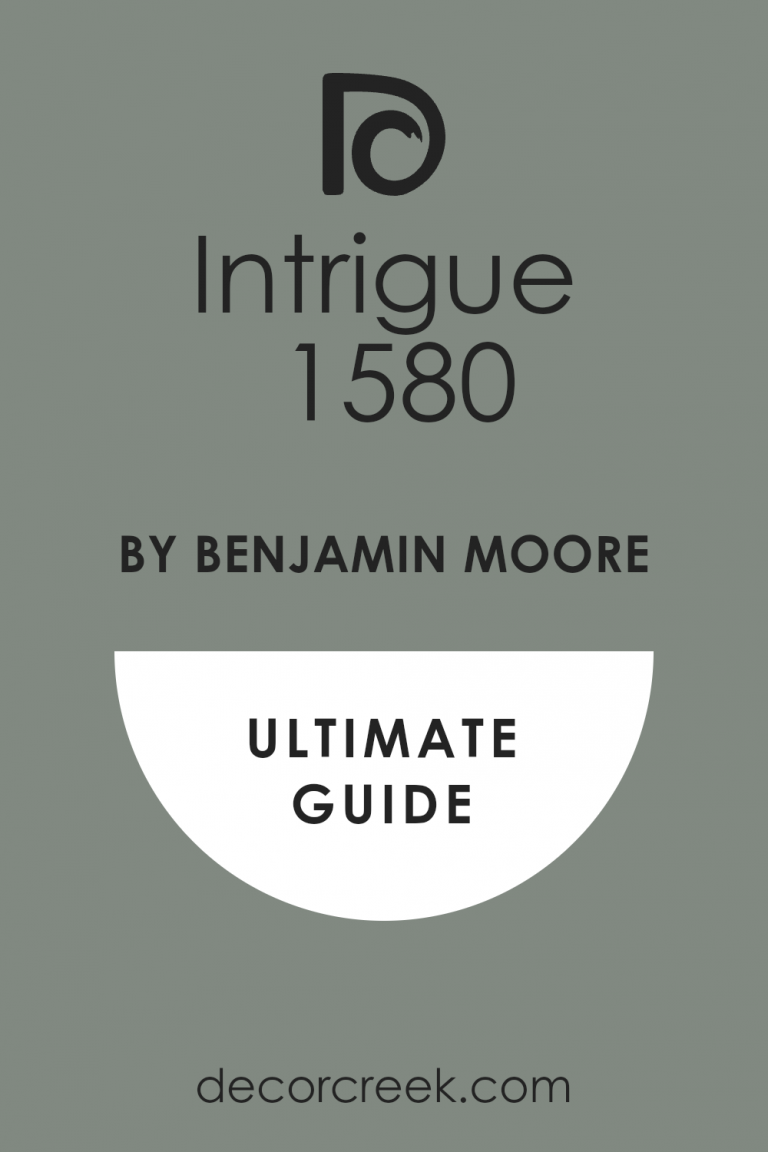Intrigue 1580 Paint Color by Benjamin Moore - DecorCreek